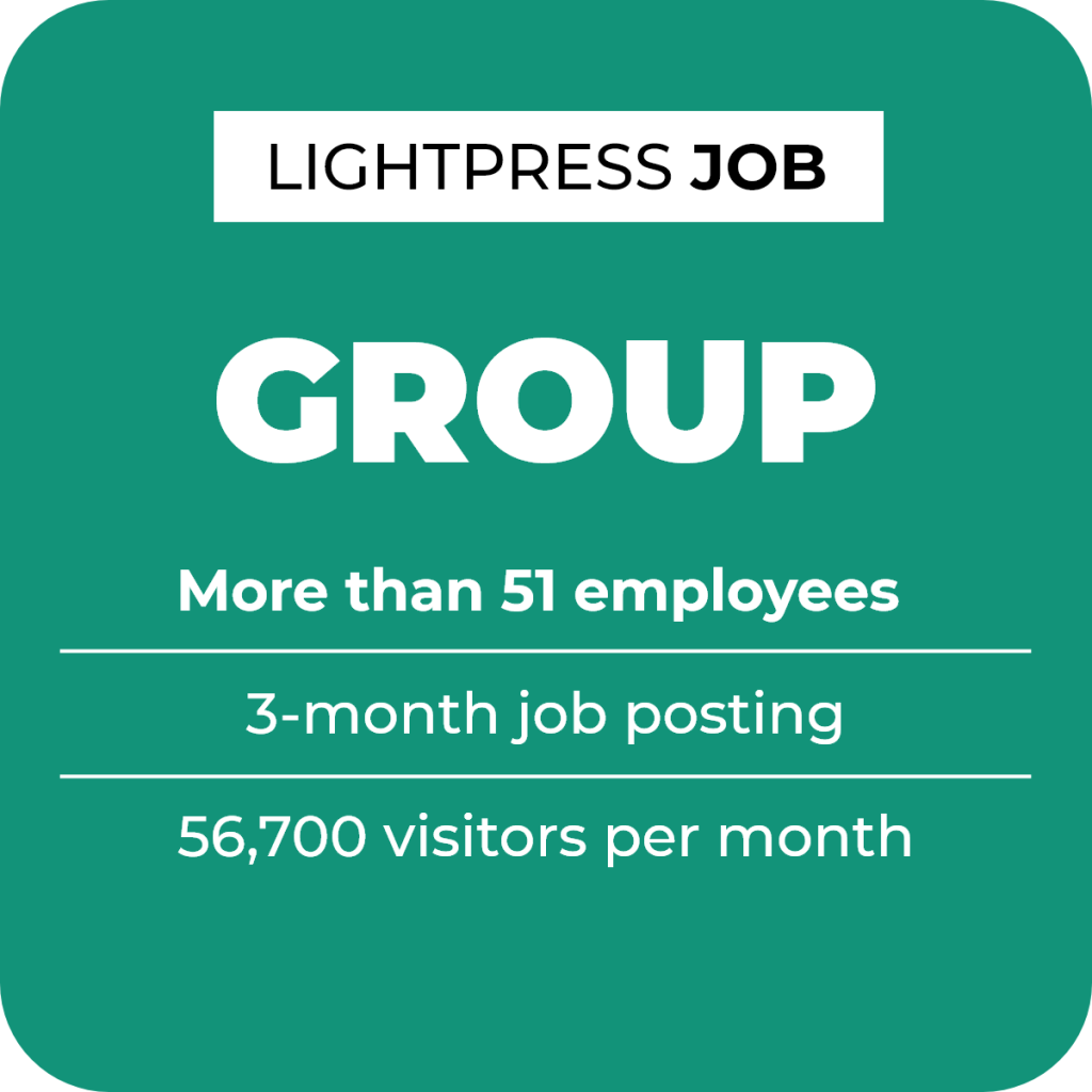 Lighting Job Posting for Group on Light ZOOM Lumière Portal